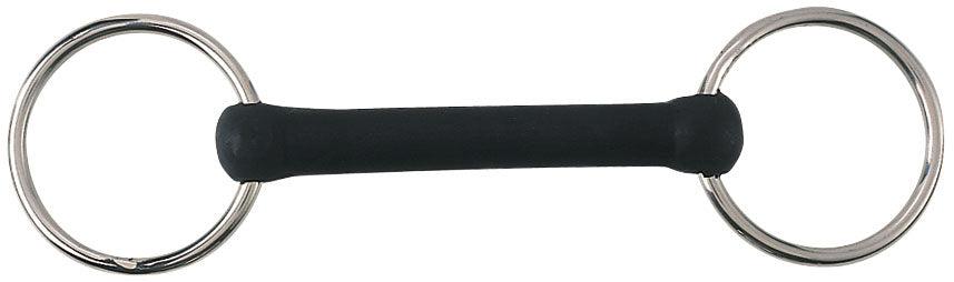 STC Loose Ring Snaffle Bit with Flexible Rubber Mullen Mouth – Greg Grant Saddlery