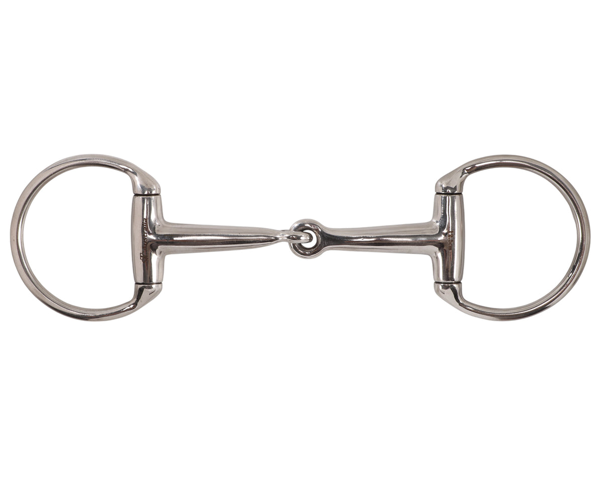 Eggbutt Snaffle Bit w/Thin Solid Mouth & Flat Rings – Greg Grant Saddlery