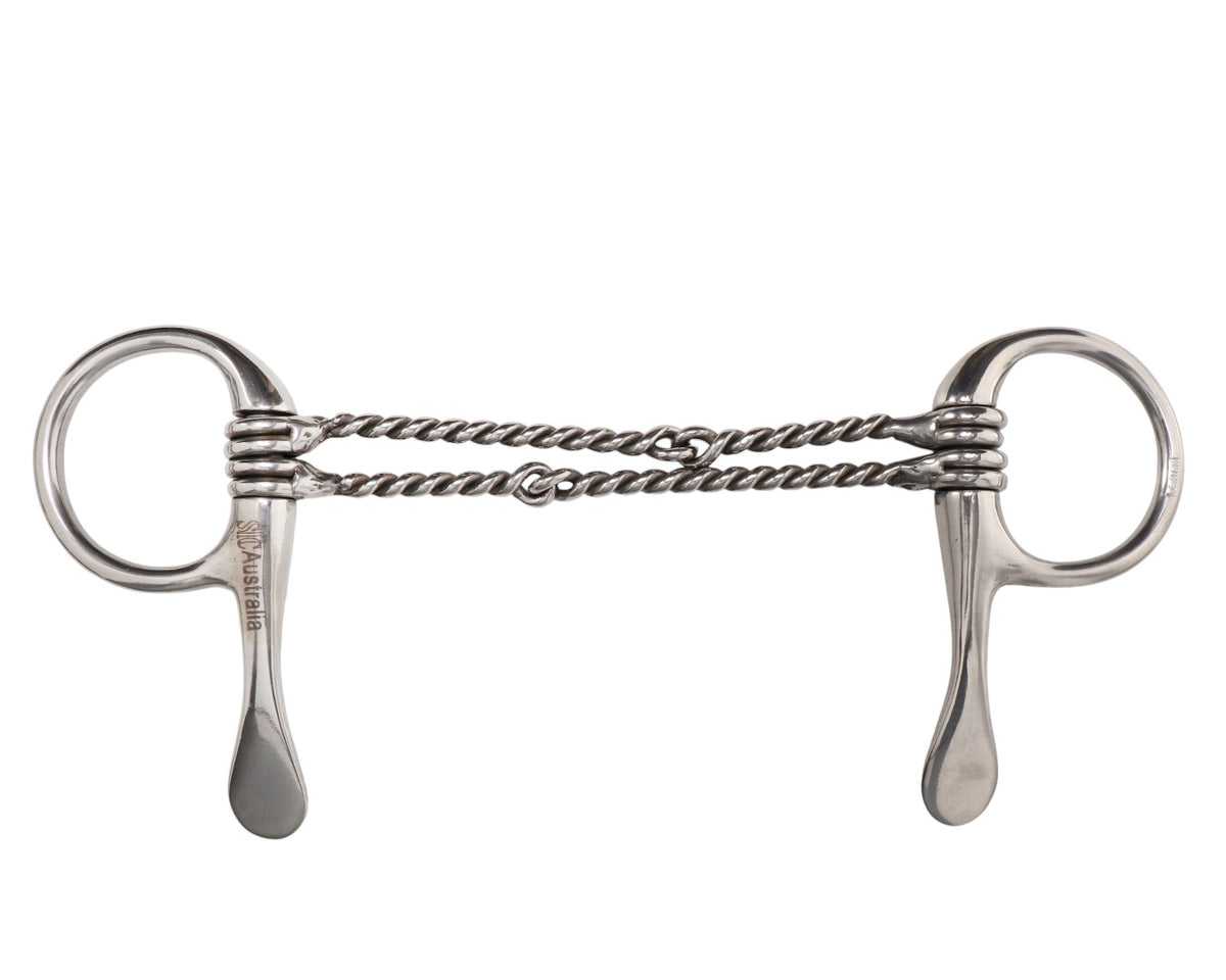 STC Half Spoon Snaffle Bit with Twisted Double Wire Mouth – Greg Grant ...