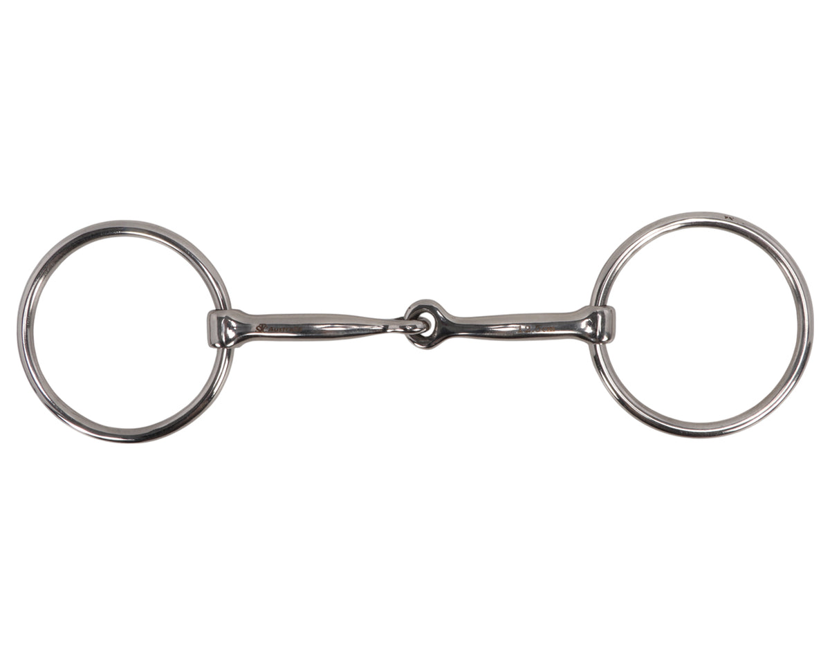 STC Curved Mouth Ring Snaffle Bit – Greg Grant Saddlery