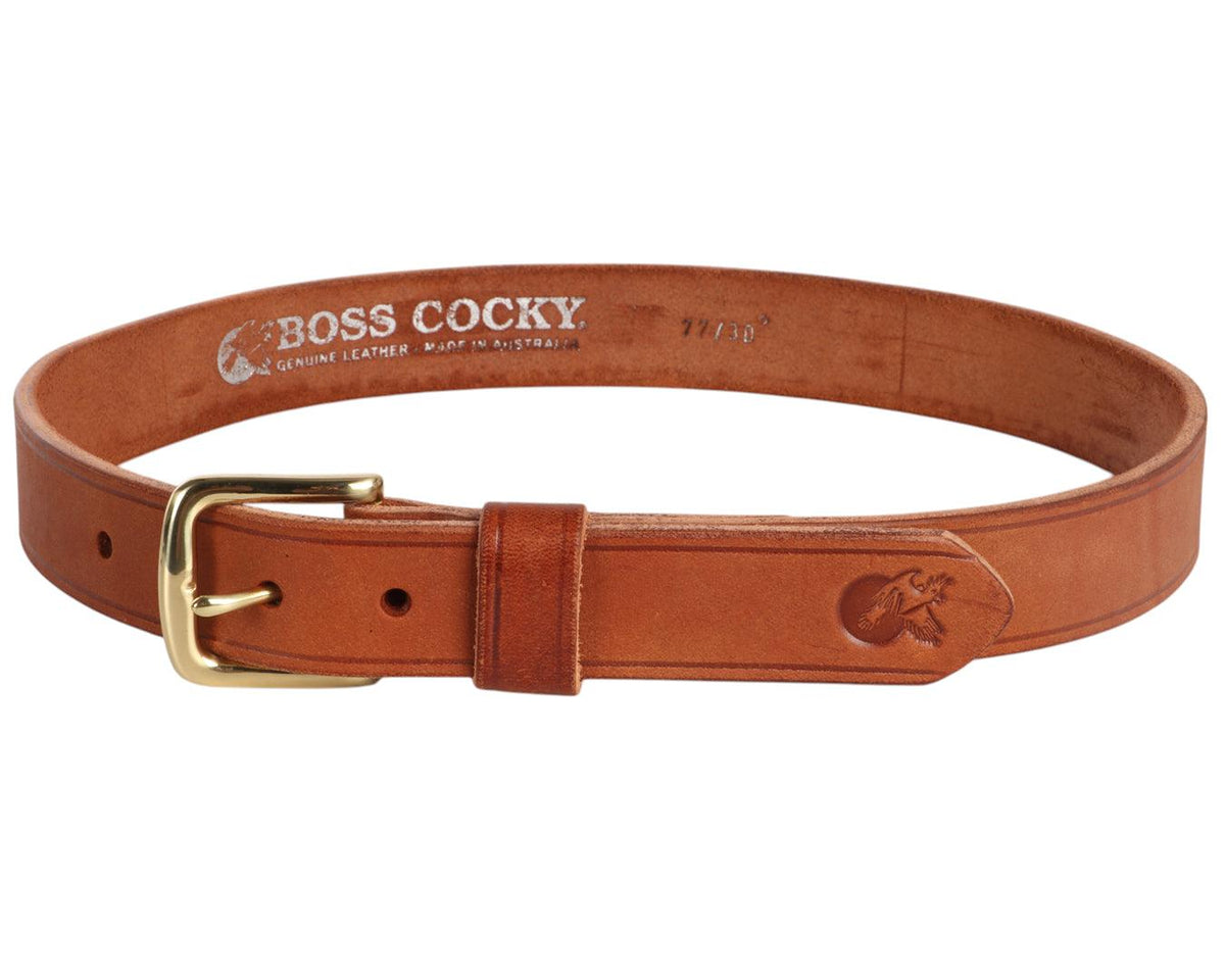 Boss Cocky Saddlers Belt 32mm – Greg Grant Saddlery