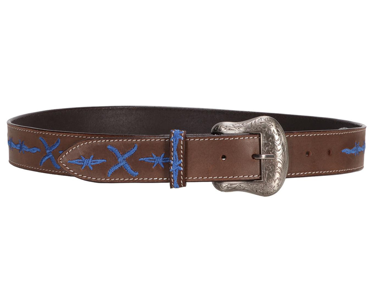 Fort Worth Barbed Wire Belt – Greg Grant Saddlery