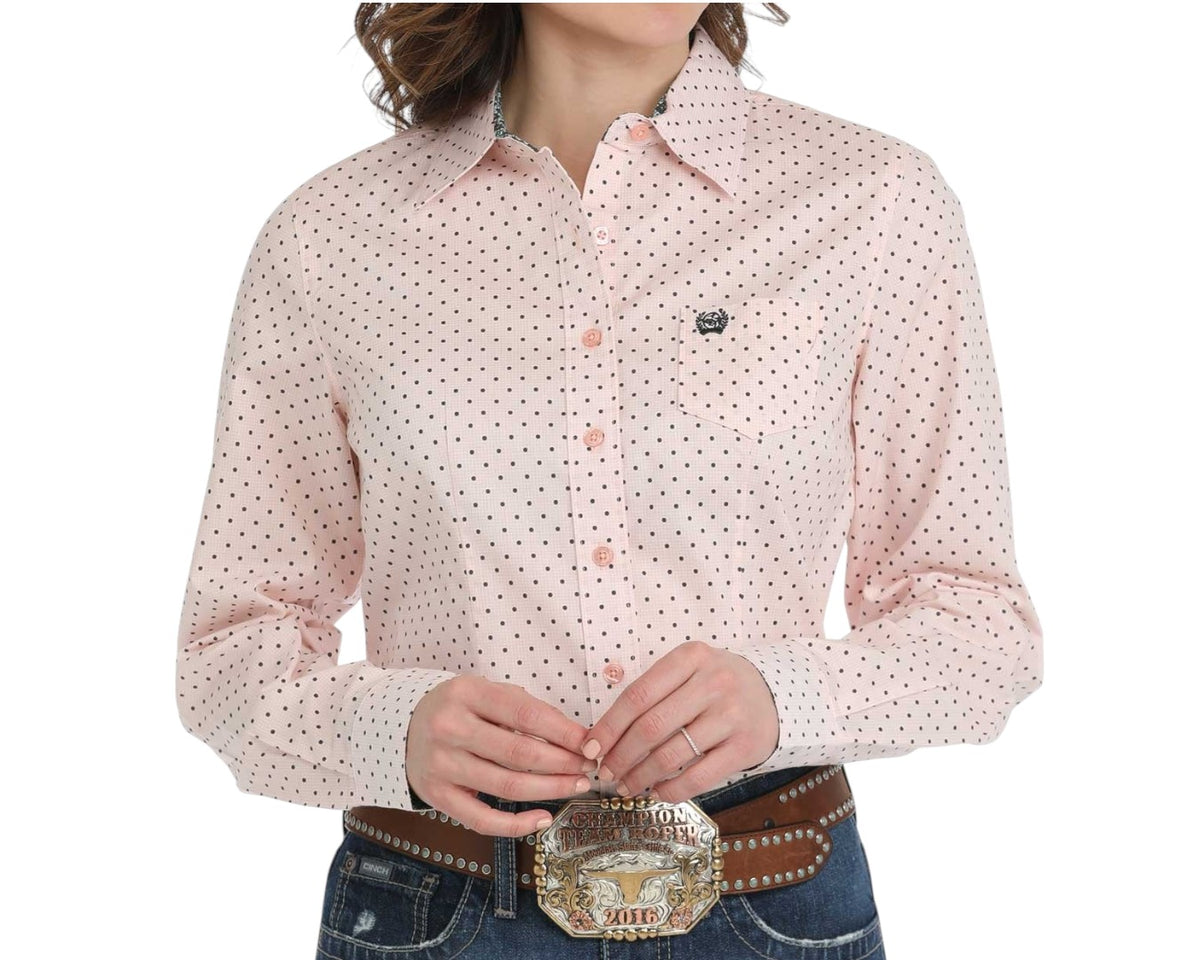 Cinch Women's Pink Geo Arena Shirt – Greg Grant Saddlery