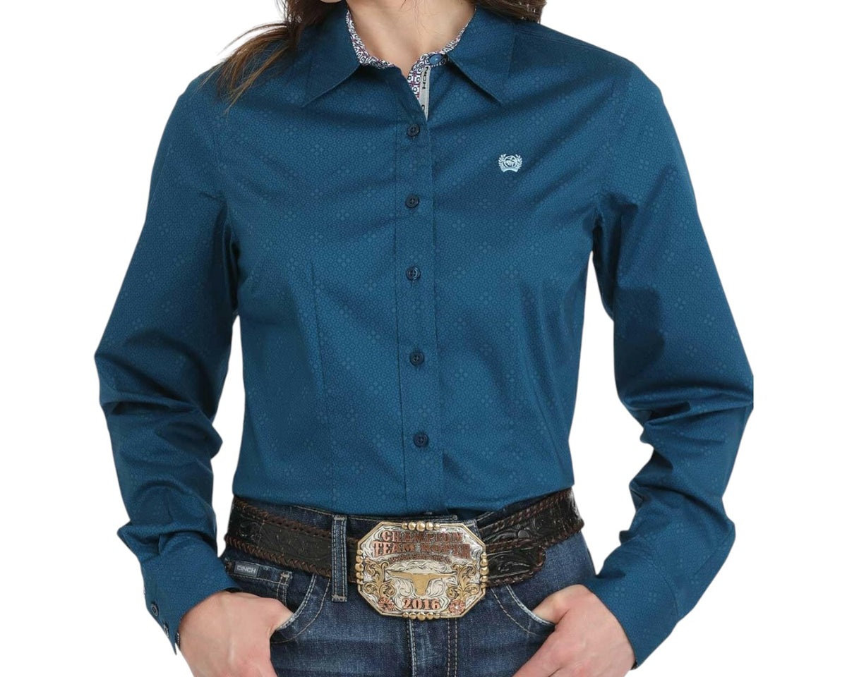 Cinch Women's Geometric Print Button Down Shirt – Greg Grant Saddlery