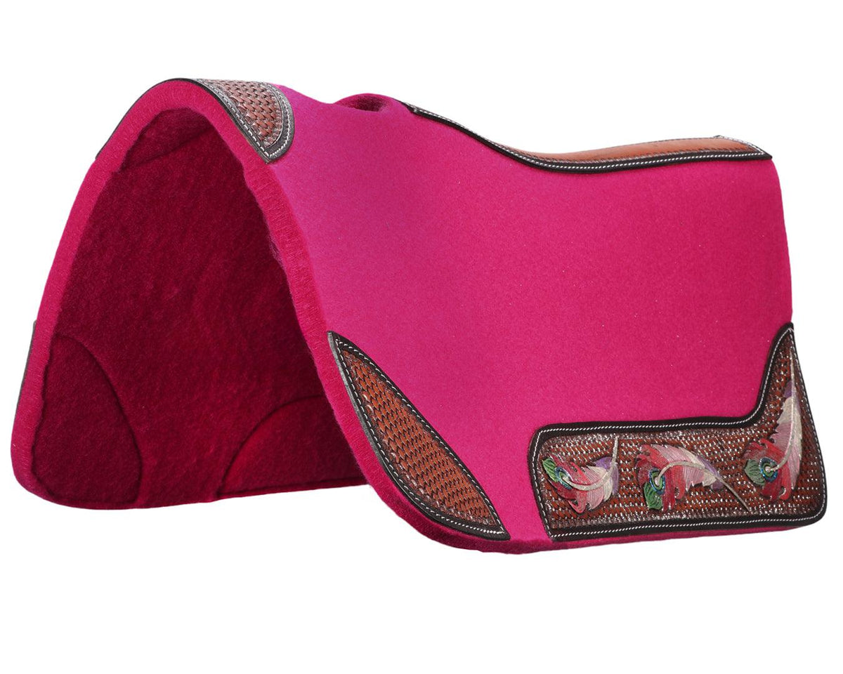 Fort Worth Feather Tooled Felt Saddle Pad – Greg Grant Saddlery