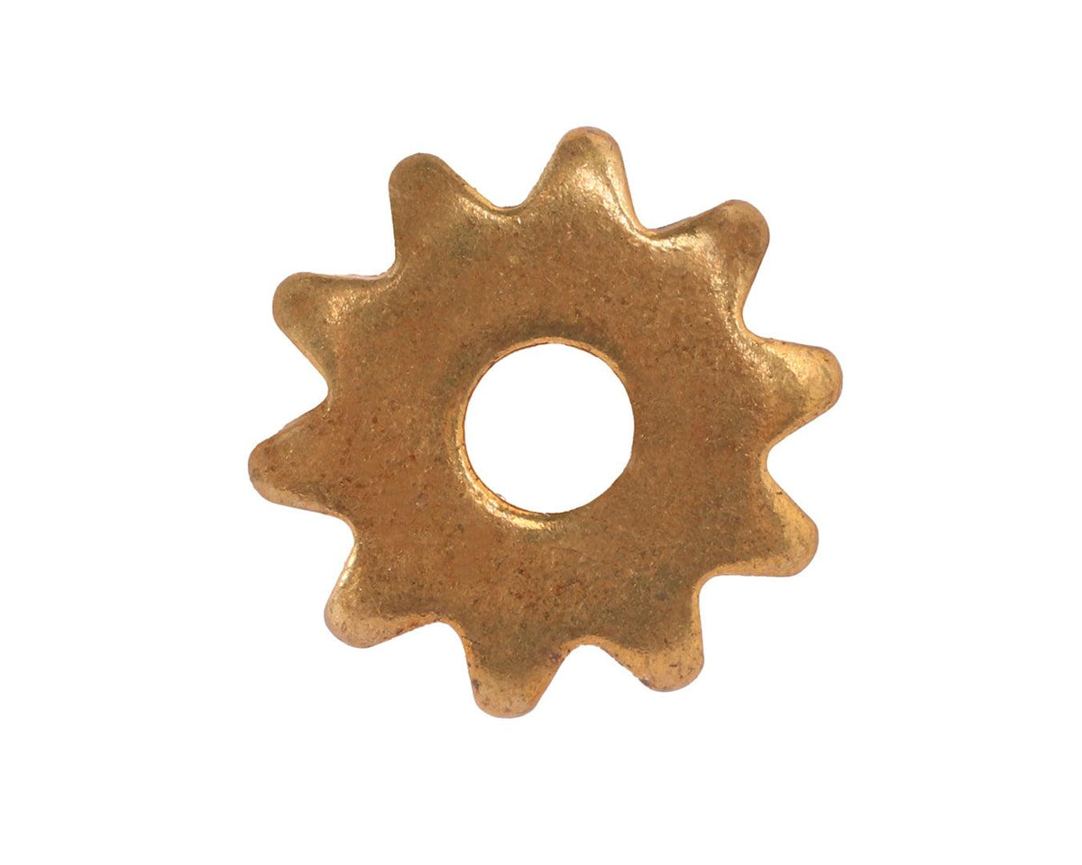 Small Brass Spur Rowels - 10 Points | Spurs & Straps – Greg Grant Saddlery