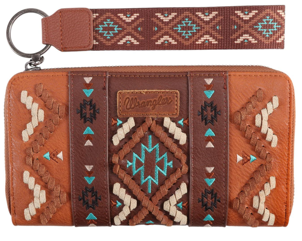 Wrangler Arizona Aztec Wallet - Tan – Greg Grant Saddlery