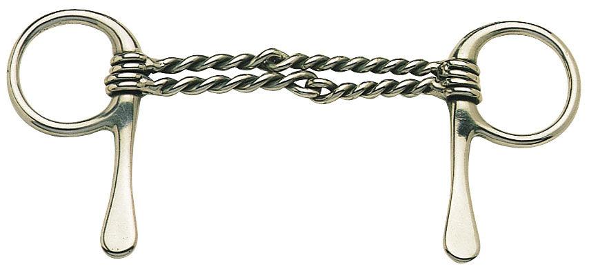 Half Spoon Snaffle Bit with Twisted Double Wire Mouth – Greg Grant Saddlery