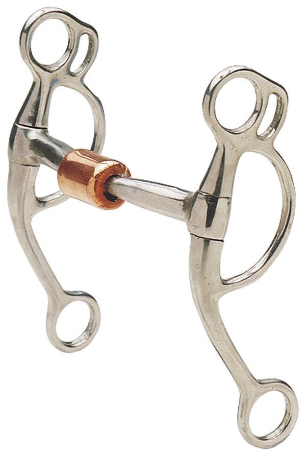 Snaffle Pelham Bit with Roller Mouth – Greg Grant Saddlery