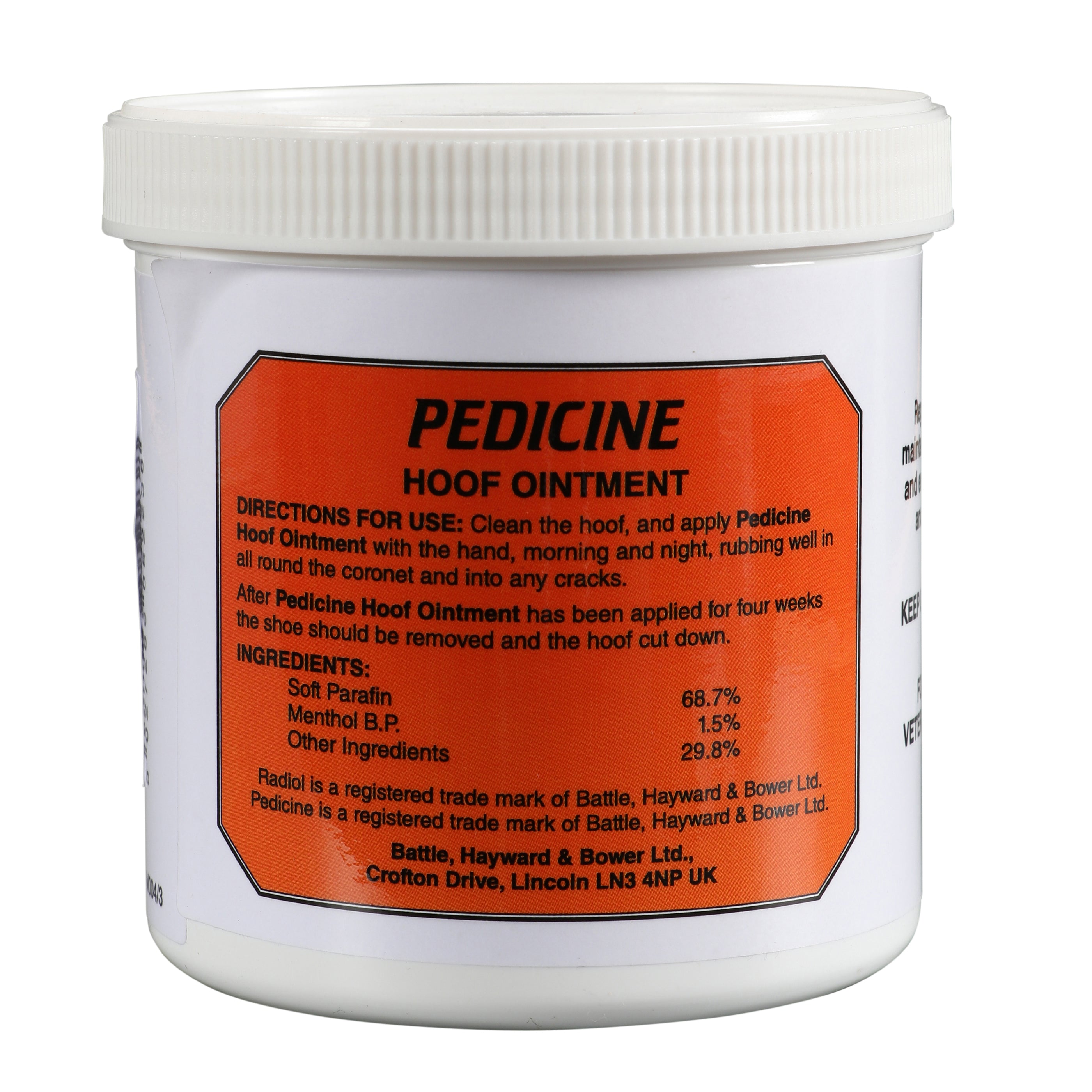 Pedicine Hoof Ointment - 450g – Greg Grant Saddlery