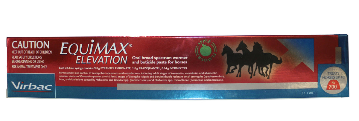 Equimax Elevation Wormer 23.1mL – Greg Grant Saddlery