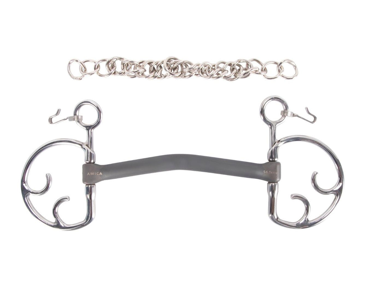 Amica - The Milan Kimblehook Bit | Horse Bits – Greg Grant Saddlery
