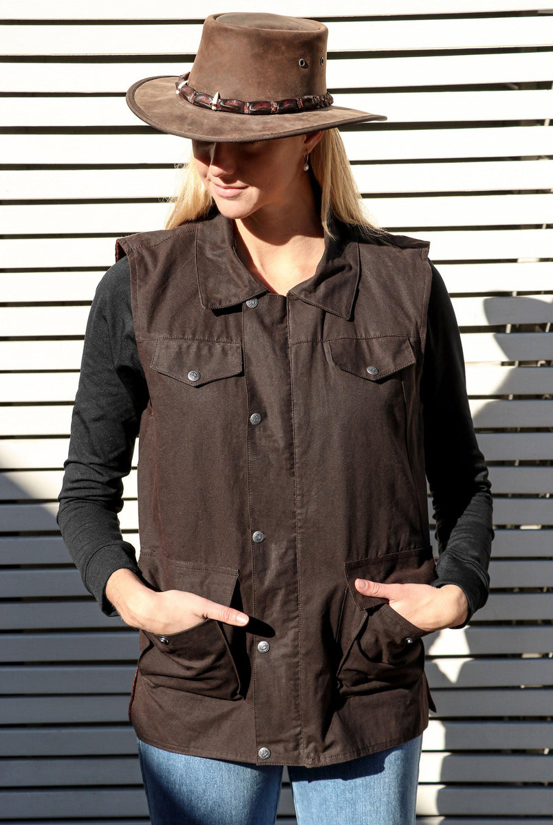 Greg Grant Oilskin Vest – Greg Grant Saddlery