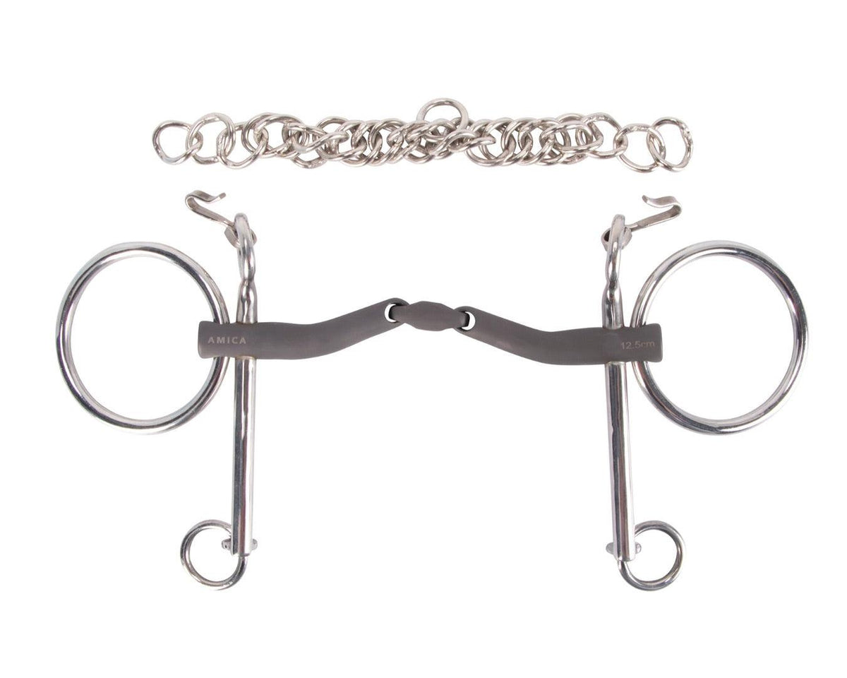 Amica - The Rio Titanium Show Pelham Bit | Horse Bits – Greg Grant Saddlery