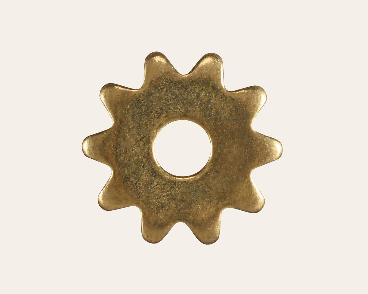 Small Brass Spur Rowels - 10 Points | Spurs & Straps – Greg Grant Saddlery