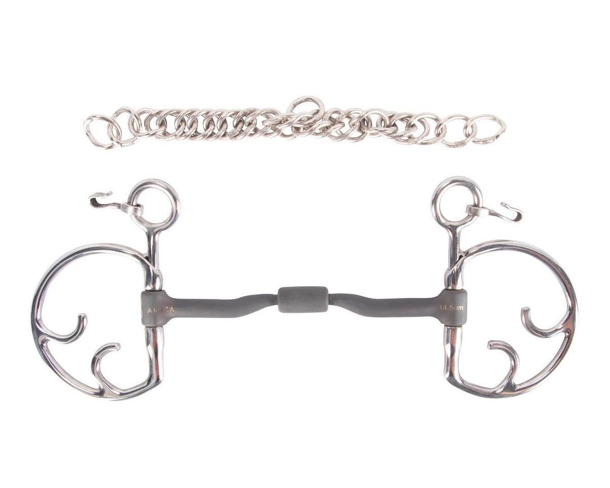Amica - The Verona Kimblehook Bit | Horse Bits – Greg Grant Saddlery